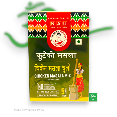 Aama Ko Masala Chicken Masala Mix 100g | Om Spice & Groce...