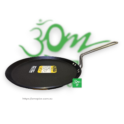 Futura Non Stick Flat Black Tava Gas + Induction 30cm Dia...